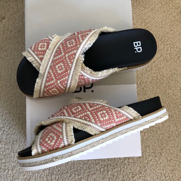 bp | Shoes | New Bp Booker Boho Slides Sandals | Poshmark